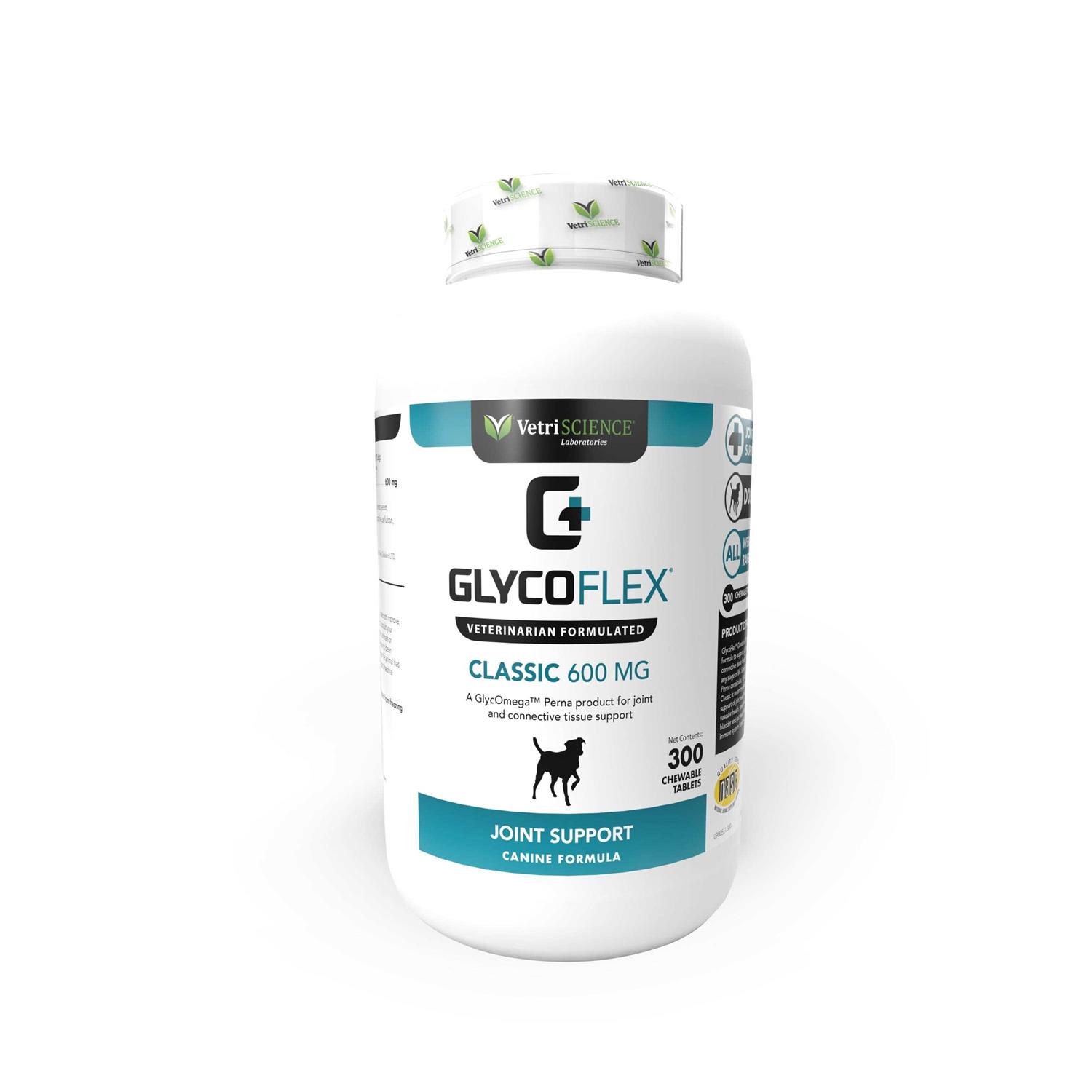 VetriScience GlycoFlex Classic 600 mg Hip & Joint Supplement for Dogs ...