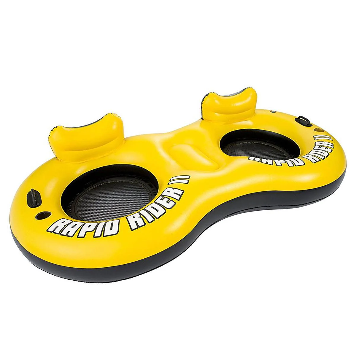 Bestway Rapid Rider 95" Inflatable 2 Person River Raft & Cup Holders (3 ...