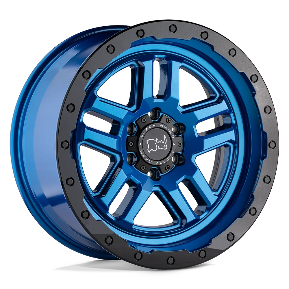 Black Rhino Cast Aluminum Rim BRBTW 20X9.5 5X5.0 DRBR-BLU-BLKLP -18MM ...
