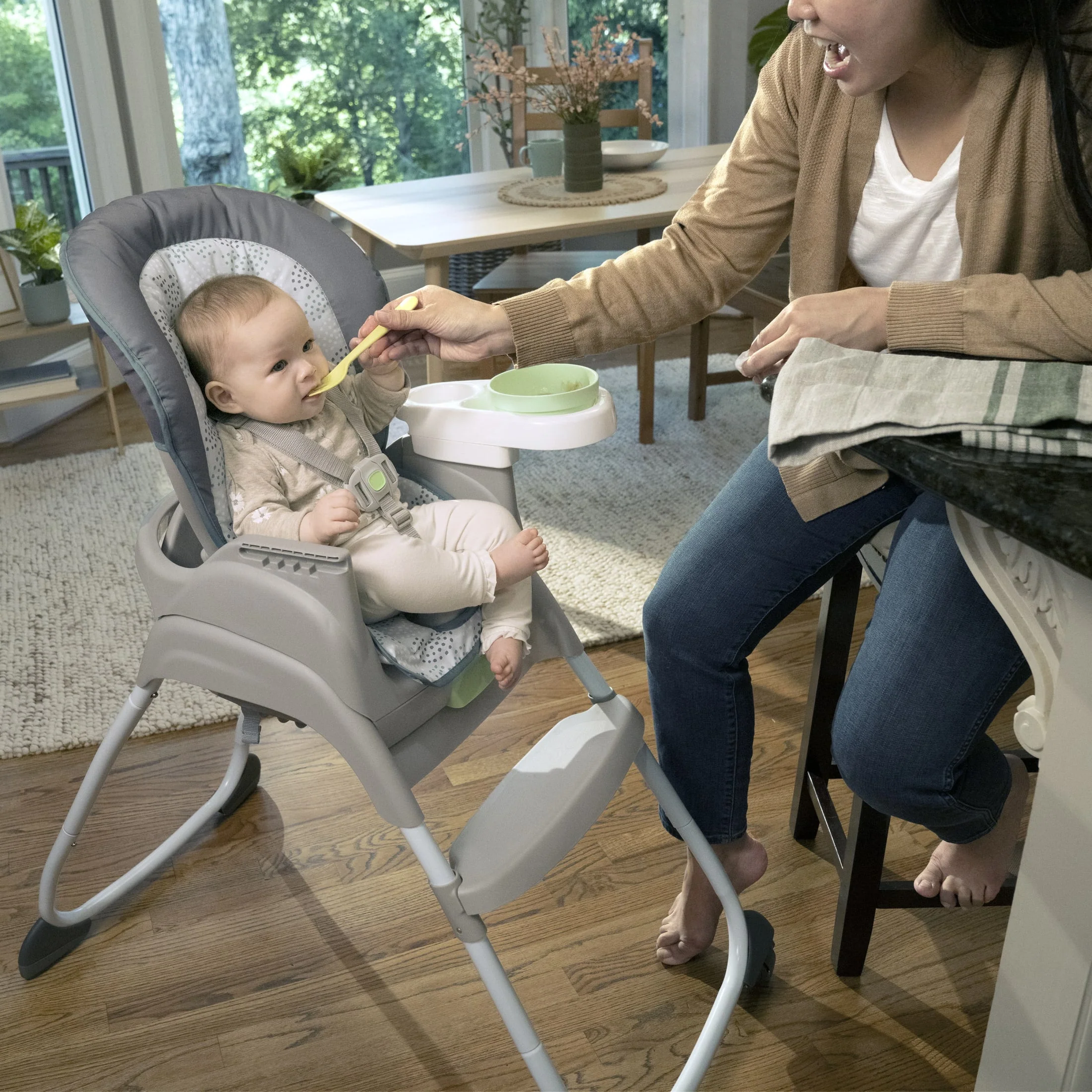 Ingenuity Full Course 6-in-1 High Chair – Unisex, Age Up to 5 Years ...