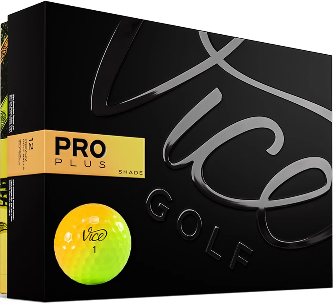 Vice Golf Limited Edition Pro Plus Golf Balls|Shade Yellow Orange ...