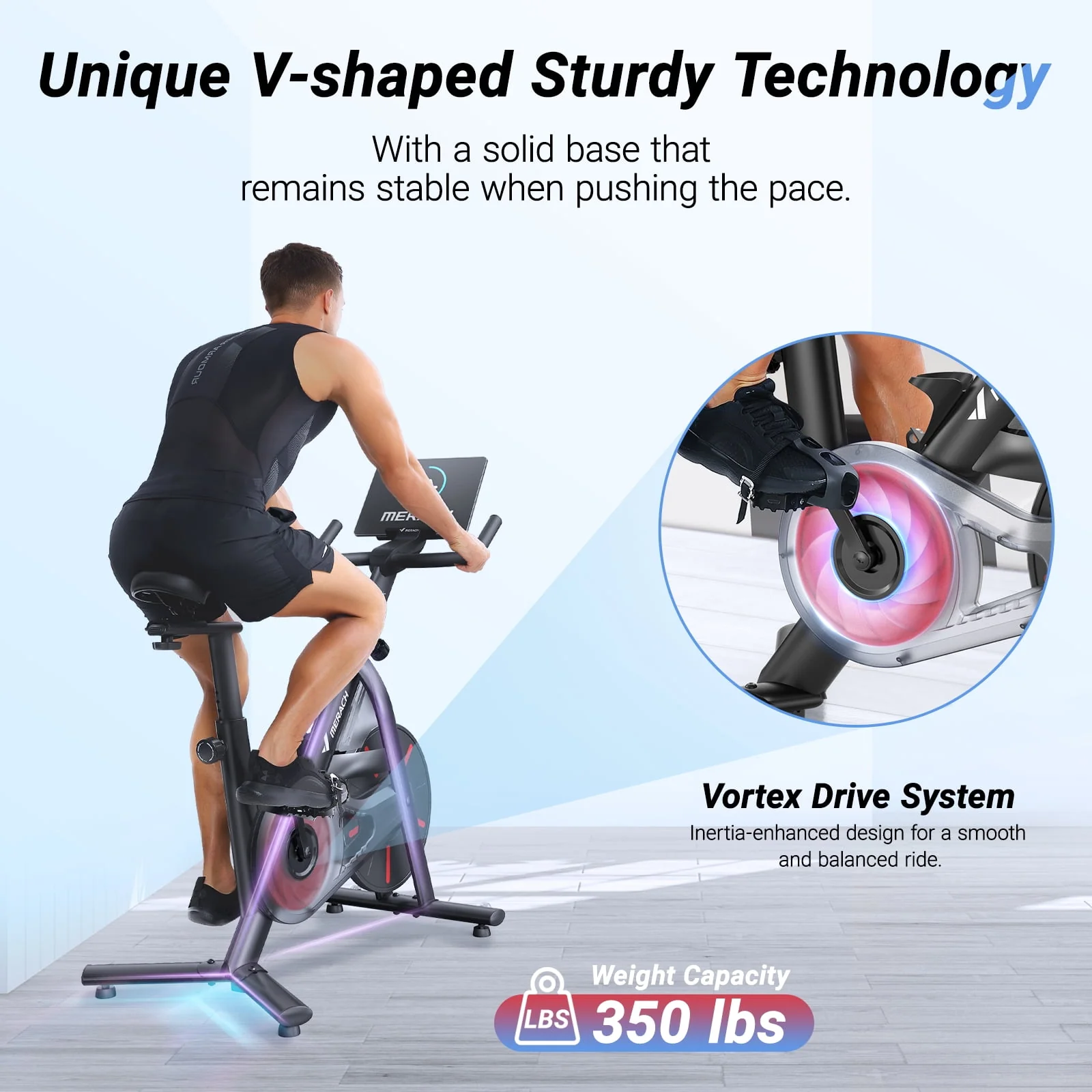 MERACH Stationary Exercise Bikes Indoor Cardio Workout Magnetic ...