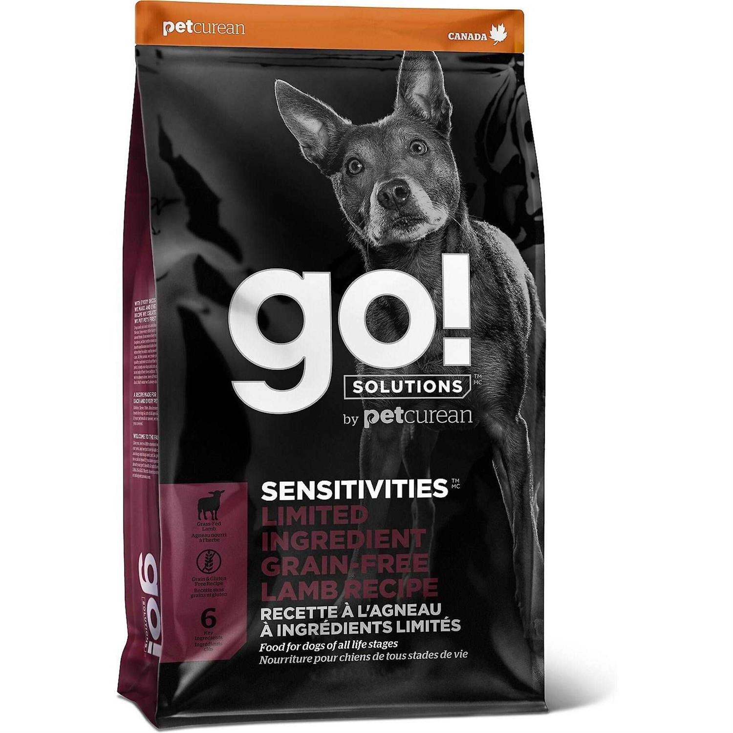 Go! Solutions Sensitivities Limited Ingredient Lamb Grain-Free Dry Dog ...