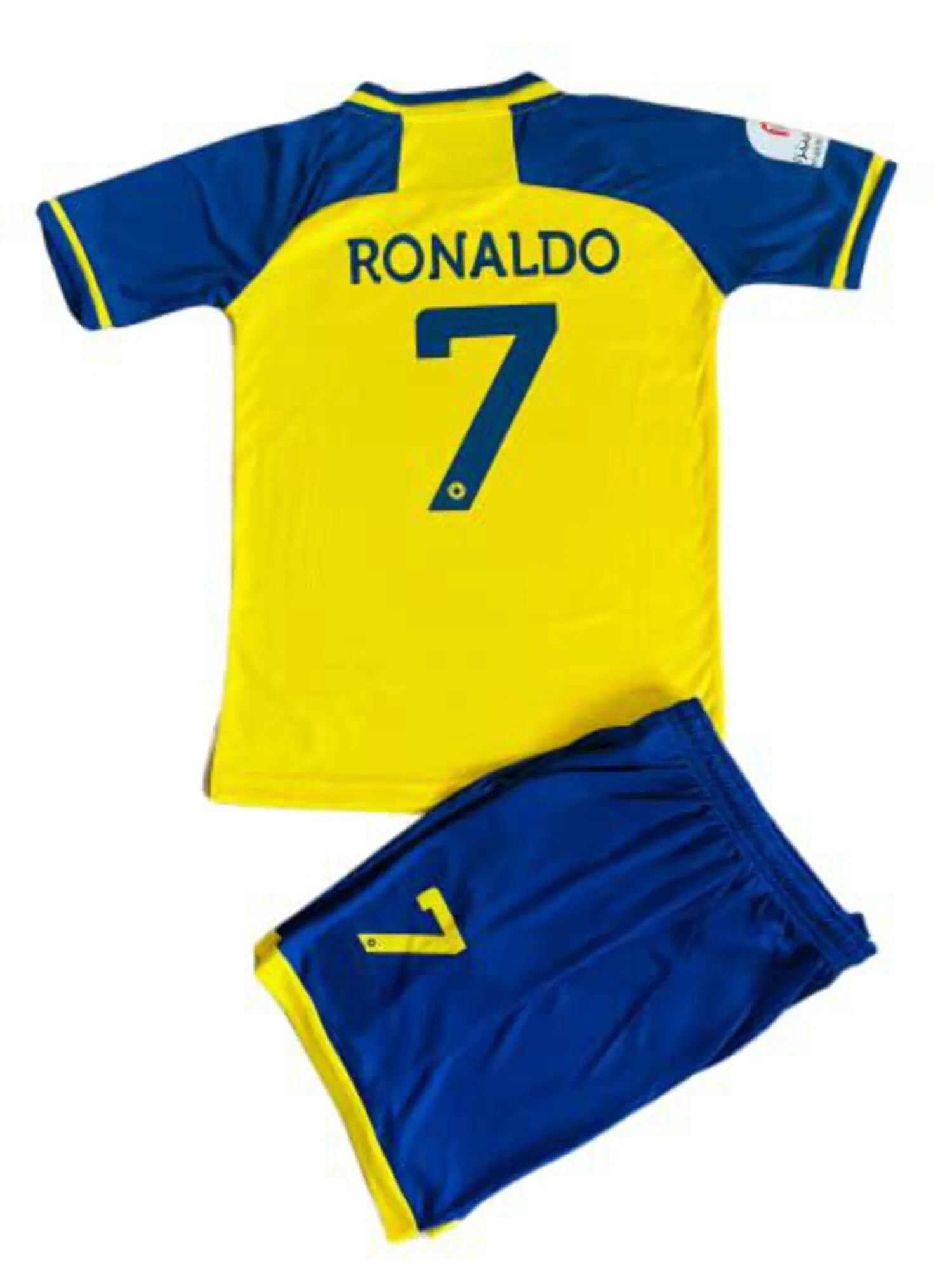 1 Stop Soccer Ronaldo CR7 Jersey Kids Uniform AL NASSR Fc Saudi Arabia ...